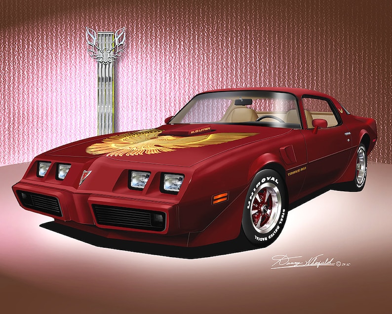 1980-1981 Pontiac Firebird Trans Am Art Prints by Danny Whitfield ...