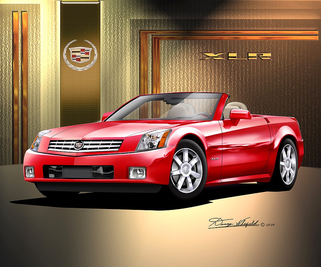 2004 Cadillac XLR Art Print: Automotive Wall Art by Danny Whitfield ...