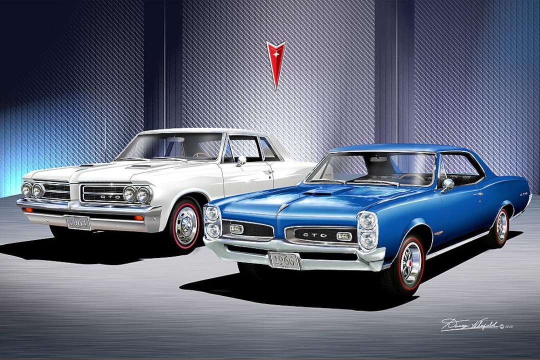 Pontiac Heritage Art Prints: Automotive Wall Art by Danny Whitfield ...