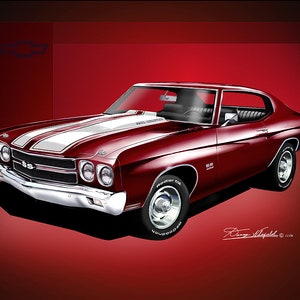 1970 Chevrolet Chevelle Art Prints by Danny Whitfield Comes in 10 ...