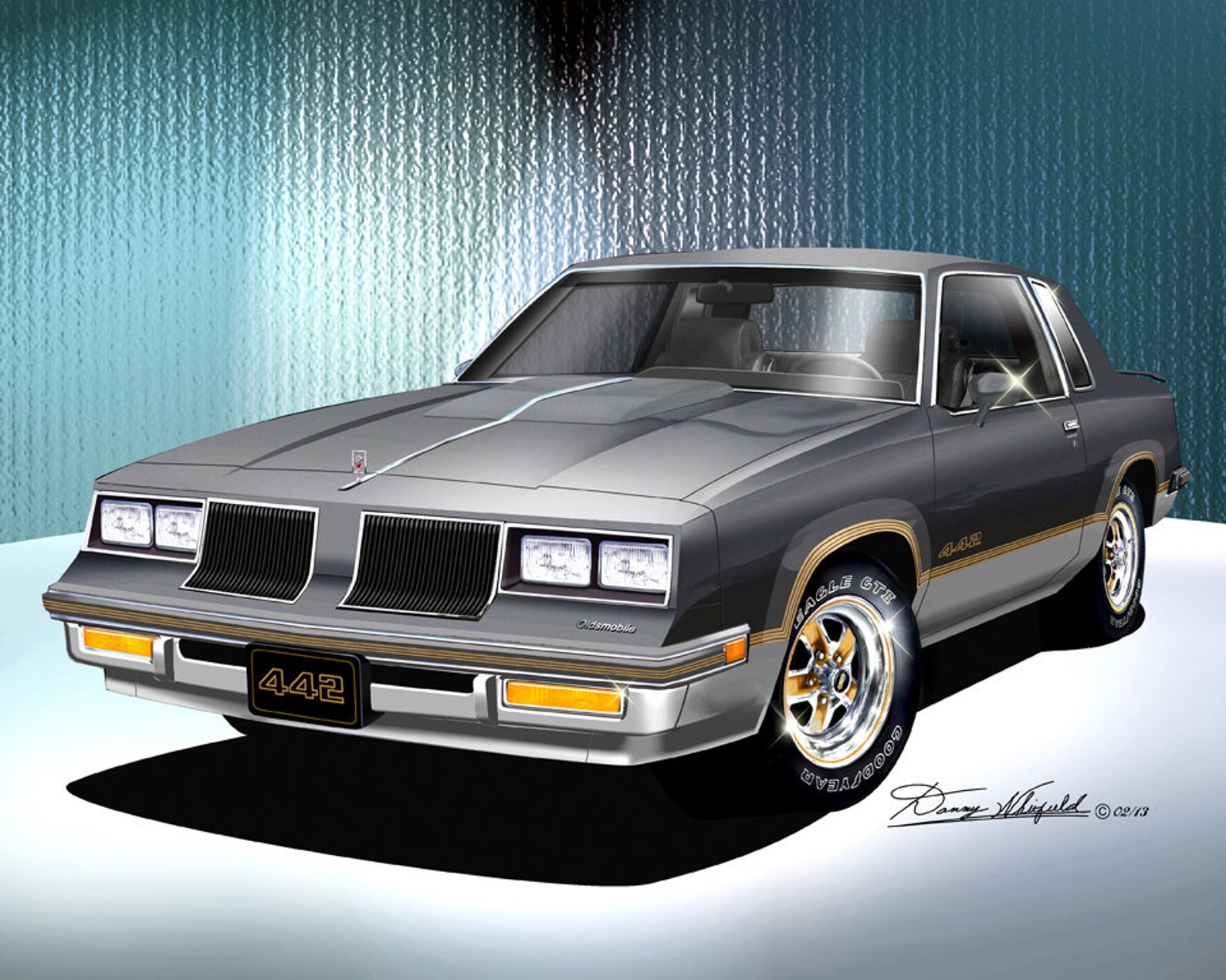 Oldsmobile 442/hurst Olds Art Print: Car Enthusiast Wall Art Comes in 5 ...