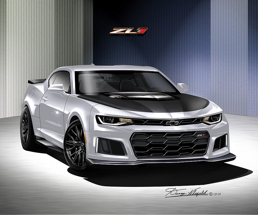 2018 Chevrolet Camaro ZL1 Art Prints by Danny Whitfield Comes in 8 ...