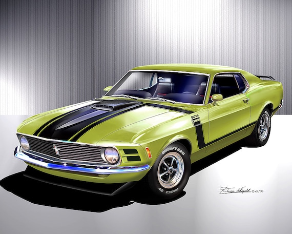 1970 Mustang Fastback Green