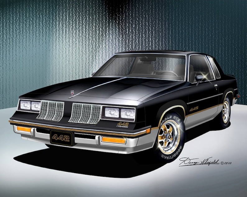 Oldsmobile 442/hurst Olds Art Print: Car Enthusiast Wall Art Comes in 5 ...