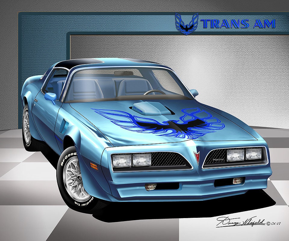 Pontiac Trans Am Azul 1978 Original Sky Bird: 1978 Pontiac Firebird