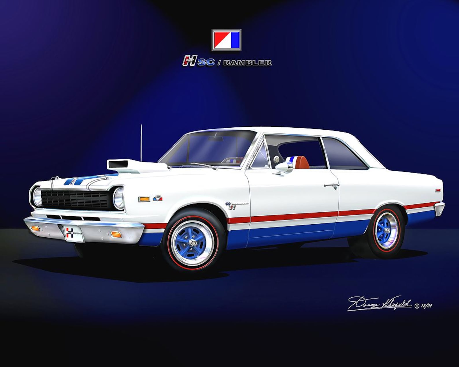 1969 Amc SC Rambler Prints by Danny Whitfield | Comes in 2 Different ...