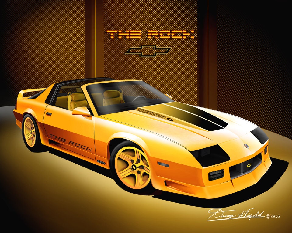 1987-1990 Chevrolet Camaro Art Prints by Danny Whitfield Comes in 8 ...