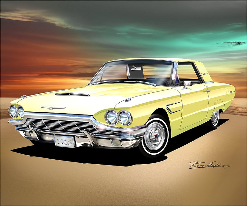 1965 Thunderbird Coupe Art Prints by Danny Whitfield Comes in 10 ...