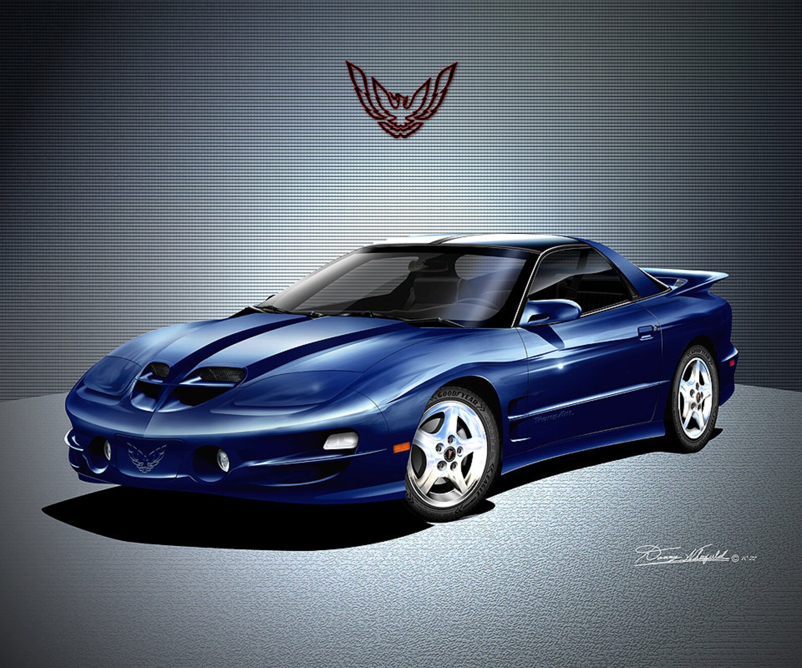 1998-2002 Pontiac Firebird Trans Am Art Print: Car Poster Comes in 5 to ...