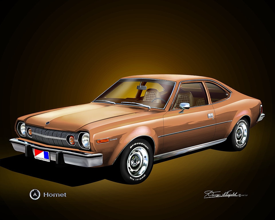 1974 Amc Hornet Art Prints by Danny Whitfield Comes in 8 - Etsy