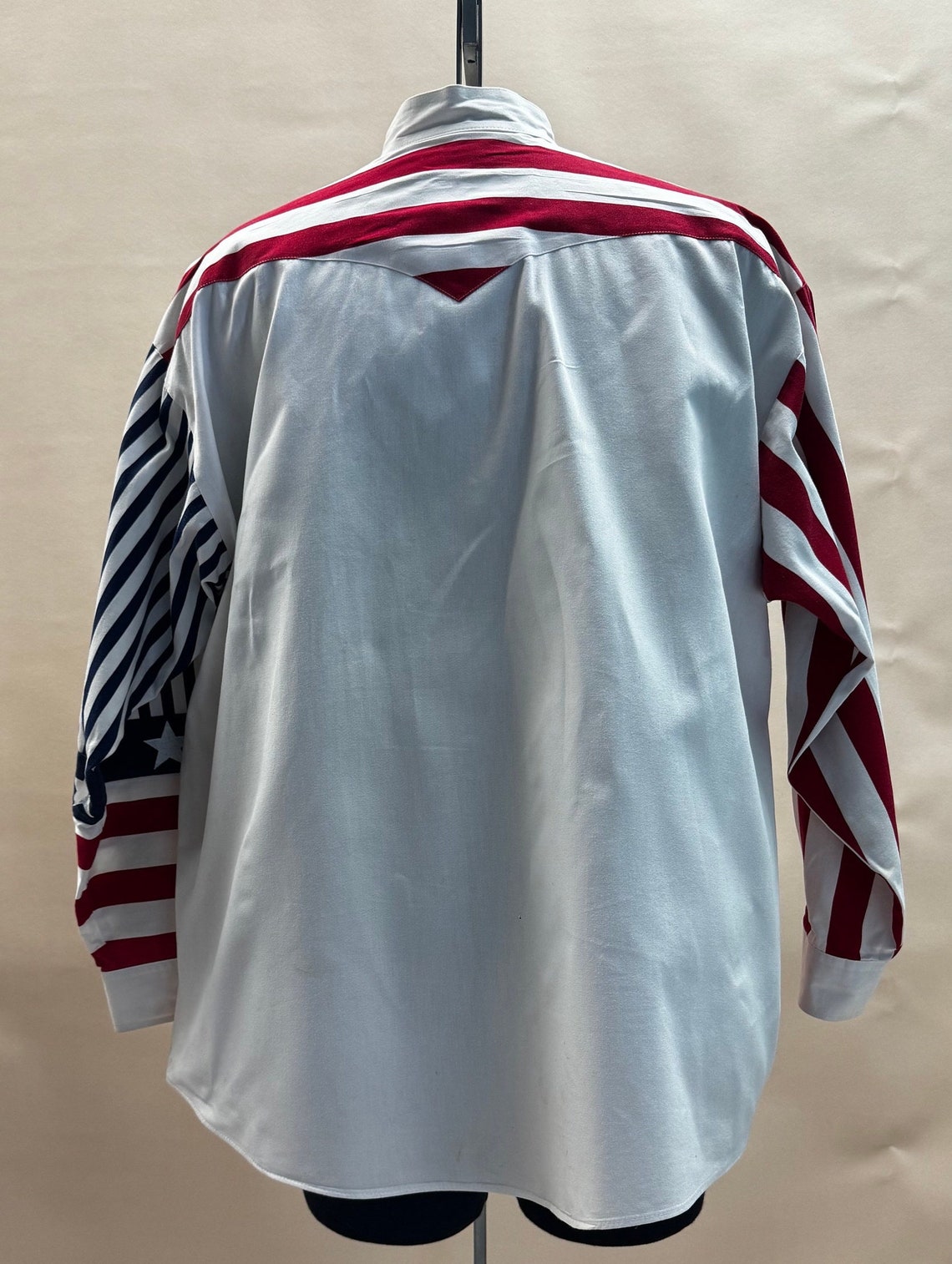USA Flag Long Sleeve Cotton Shirt Manufactured by “panhandle Slim” - Etsy