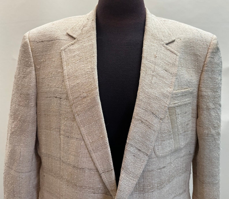 Vintage lebaron California Clothes off White Linen Like Sport Coat - Etsy