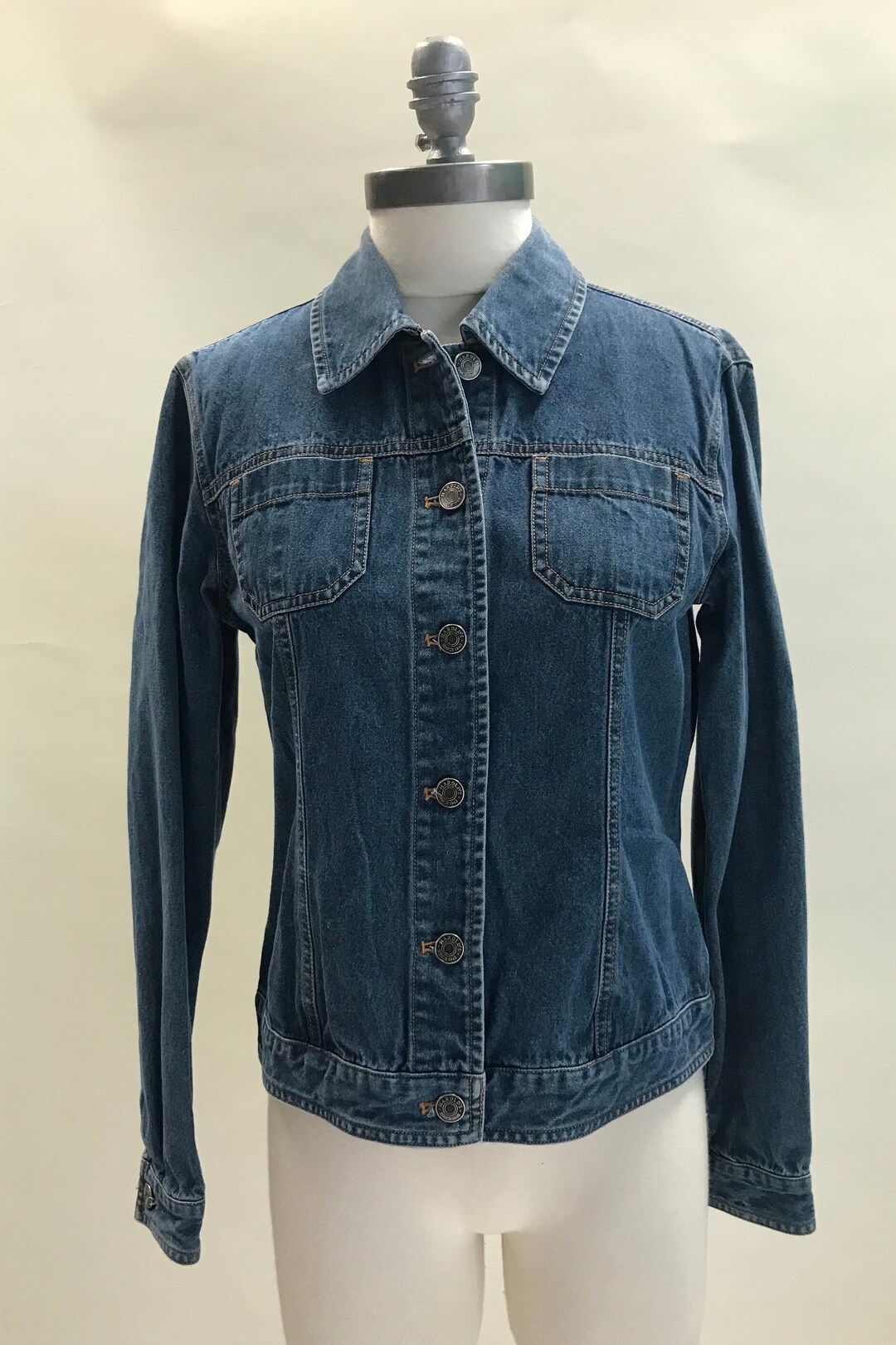 Vintage Old School Clothing Denim Jacket - Etsy