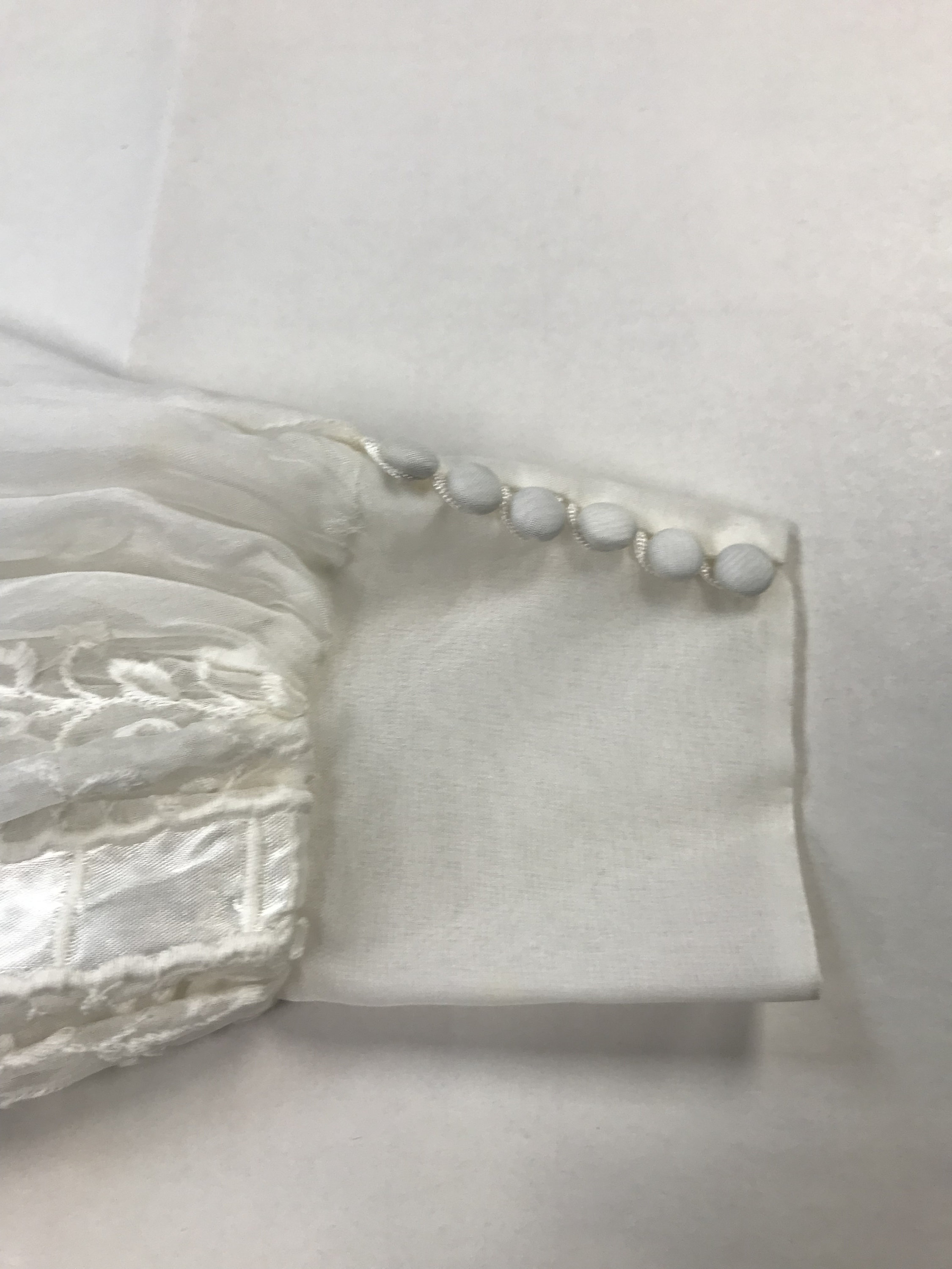 Vintage Regency Style Embroidered Long Sleeve Wedding Gown With Empire ...