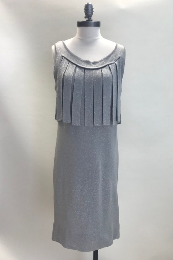 Vintage 80s dress silver - Gem