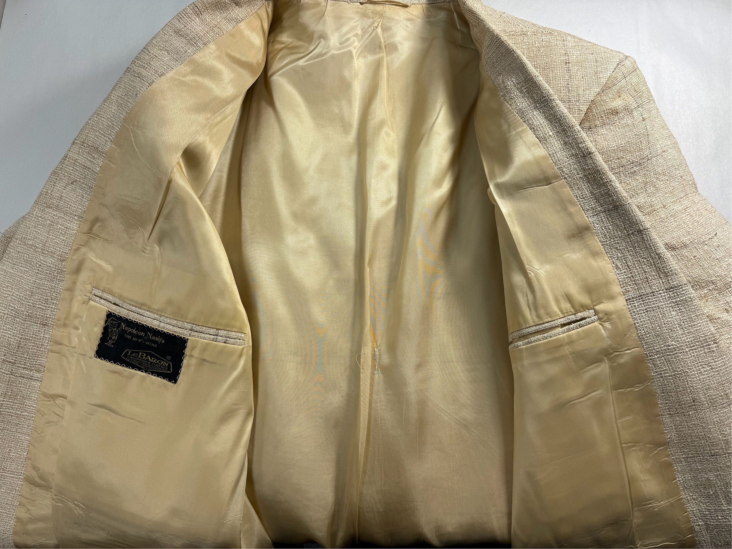 Vintage lebaron California Clothes off White Linen Like Sport Coat - Etsy