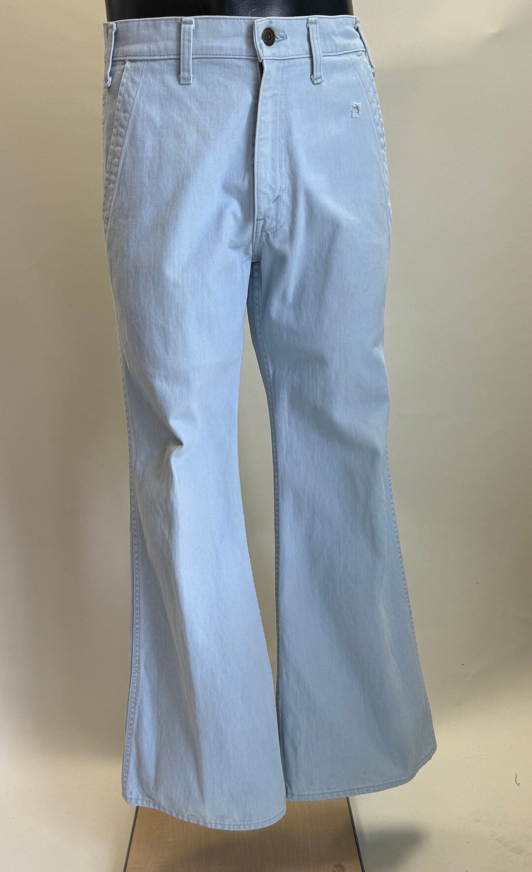 Vintage “levi’s” Light Blue Flare Leg Jeans - Etsy