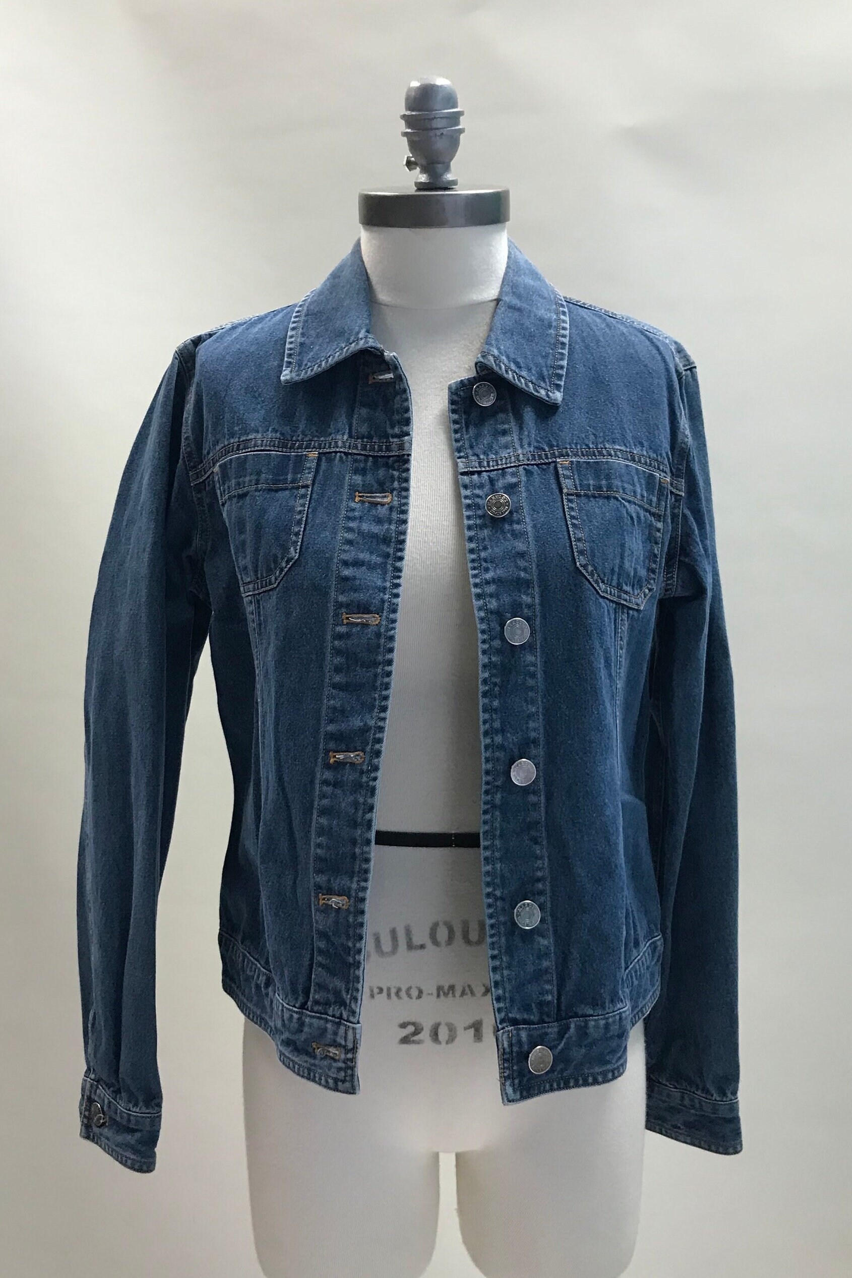 Vintage Old School Clothing Denim Jacket - Etsy