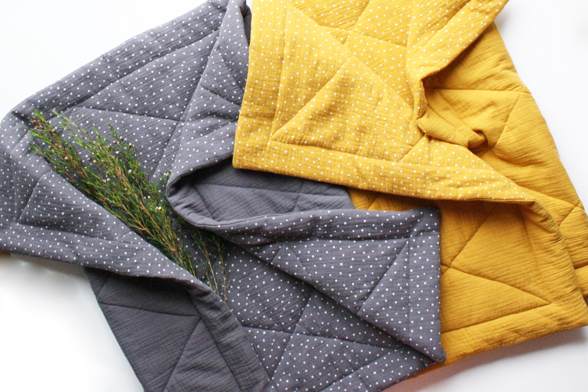 Toddler Quilt Quilted Baby Blanket Muslin Neutral Baby Quilt Muslin ...
