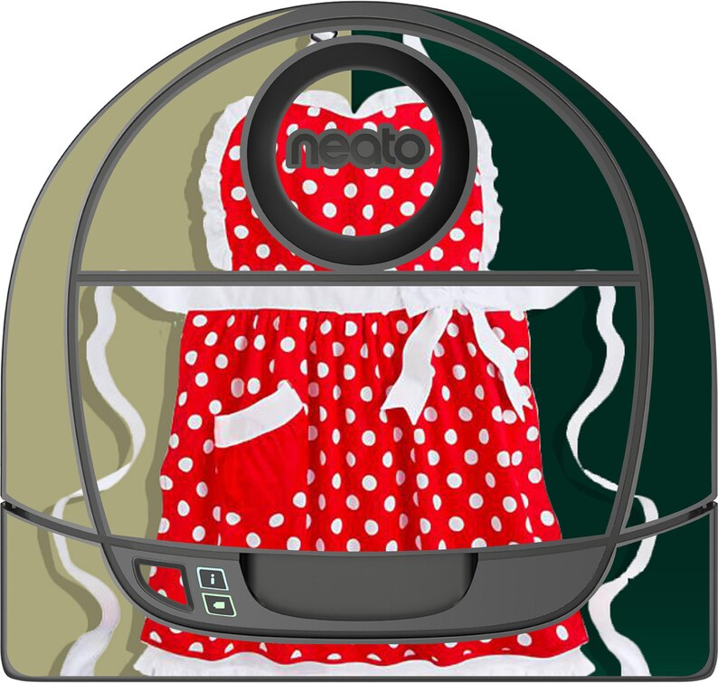 Cute Frilly Apron Adhesive Vinyl Skin for All Floor Cleaning | Etsy