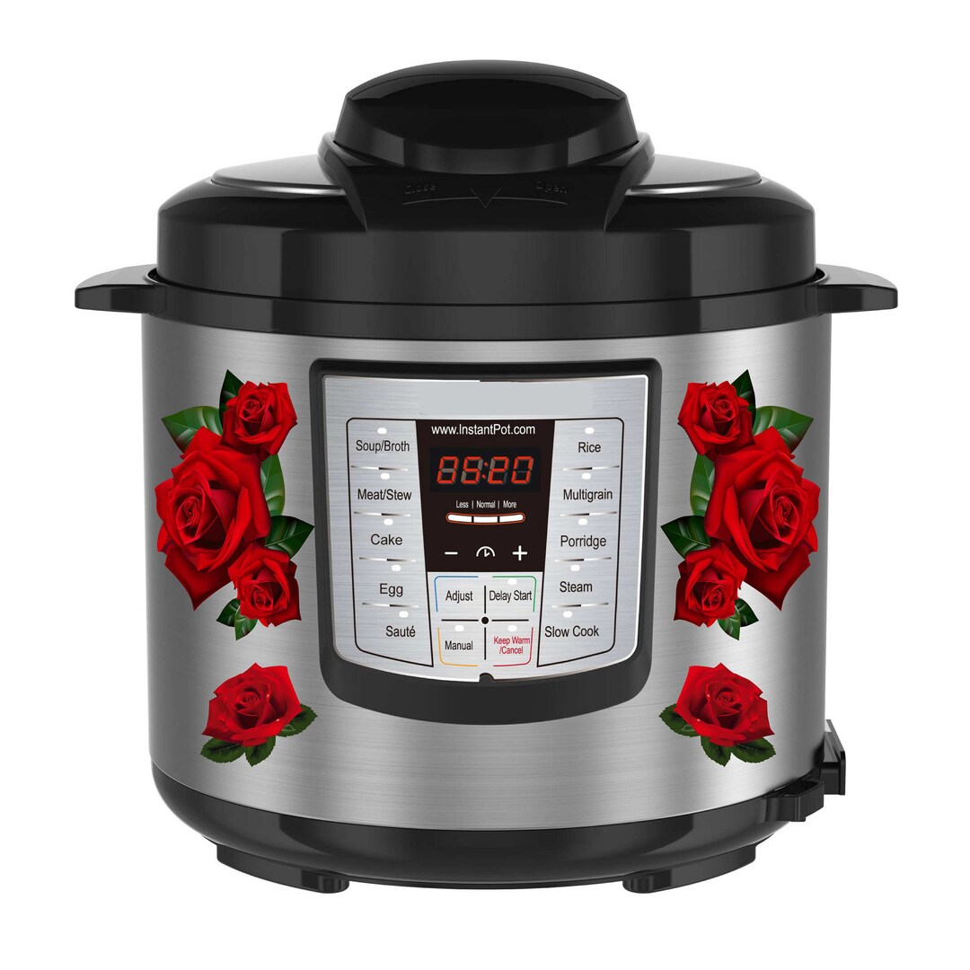 Realistic Red Rose Bush Decal Set for All Slow Cooker Pots - Etsy