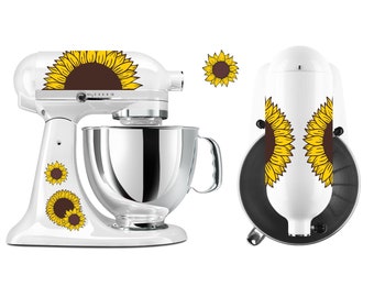 Sunflower Kitchenaid Mixer Decal - Etsy