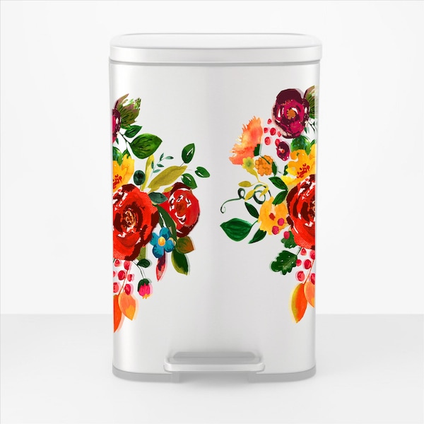 Trash Can Decal - Etsy