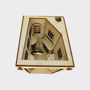 Knockturn Alley Book Nook Kit for Bookshelf / Bookcase End - Etsy