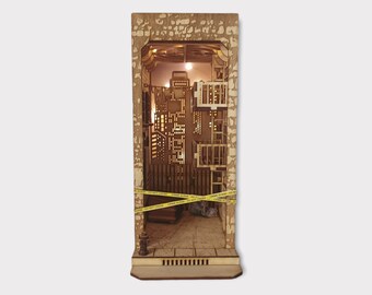 Crime Scene Book Nook DIY KIT Wood Gift - Etsy