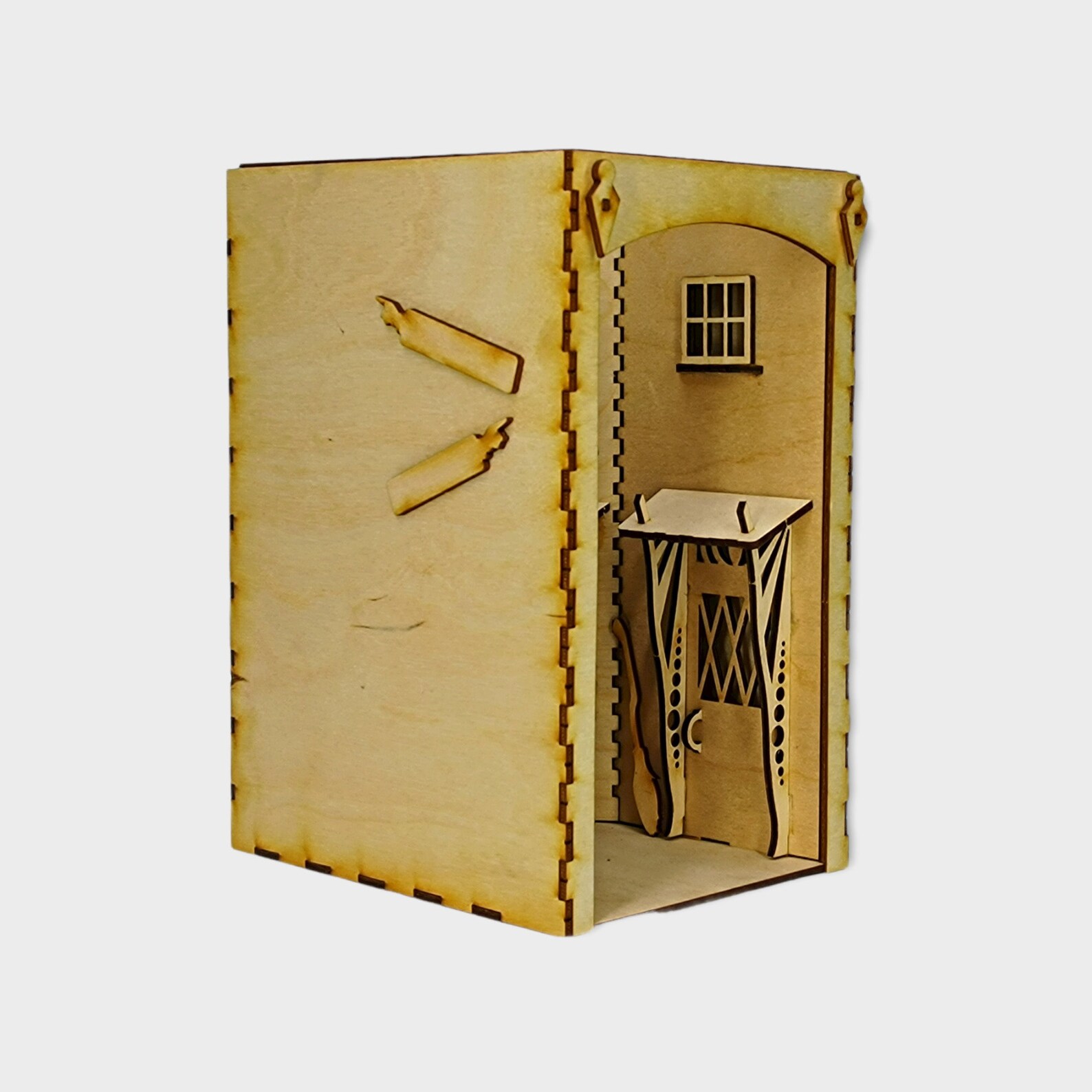 Knockturn Alley Book Nook Kit for Bookshelf / Bookcase End - Etsy
