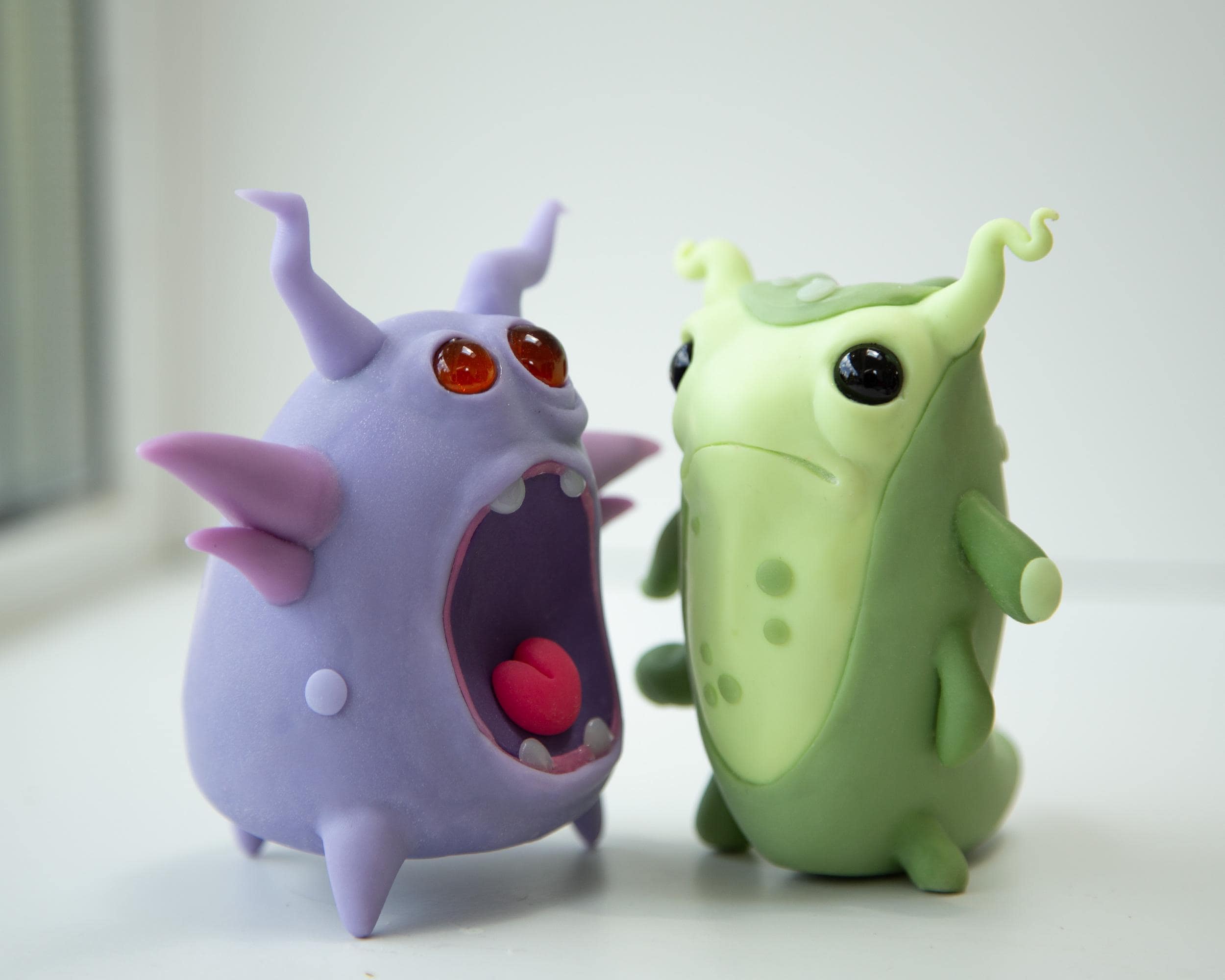 Cool Microbe - Germ Character in Cartoon Anime Style, Weird and Unusual ...