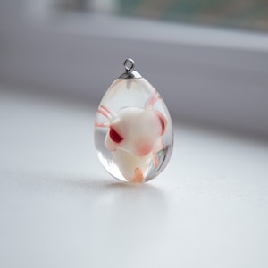 Axolotl Fetus Embryo Jewelry by Cocoonlamp. Polymer Clay and Resin ...