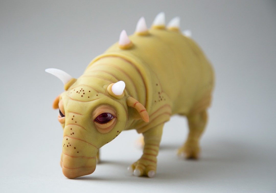 Fantastic Planet Alien Lifeform Figurine, Imaginary Warthog Boar Animal ...