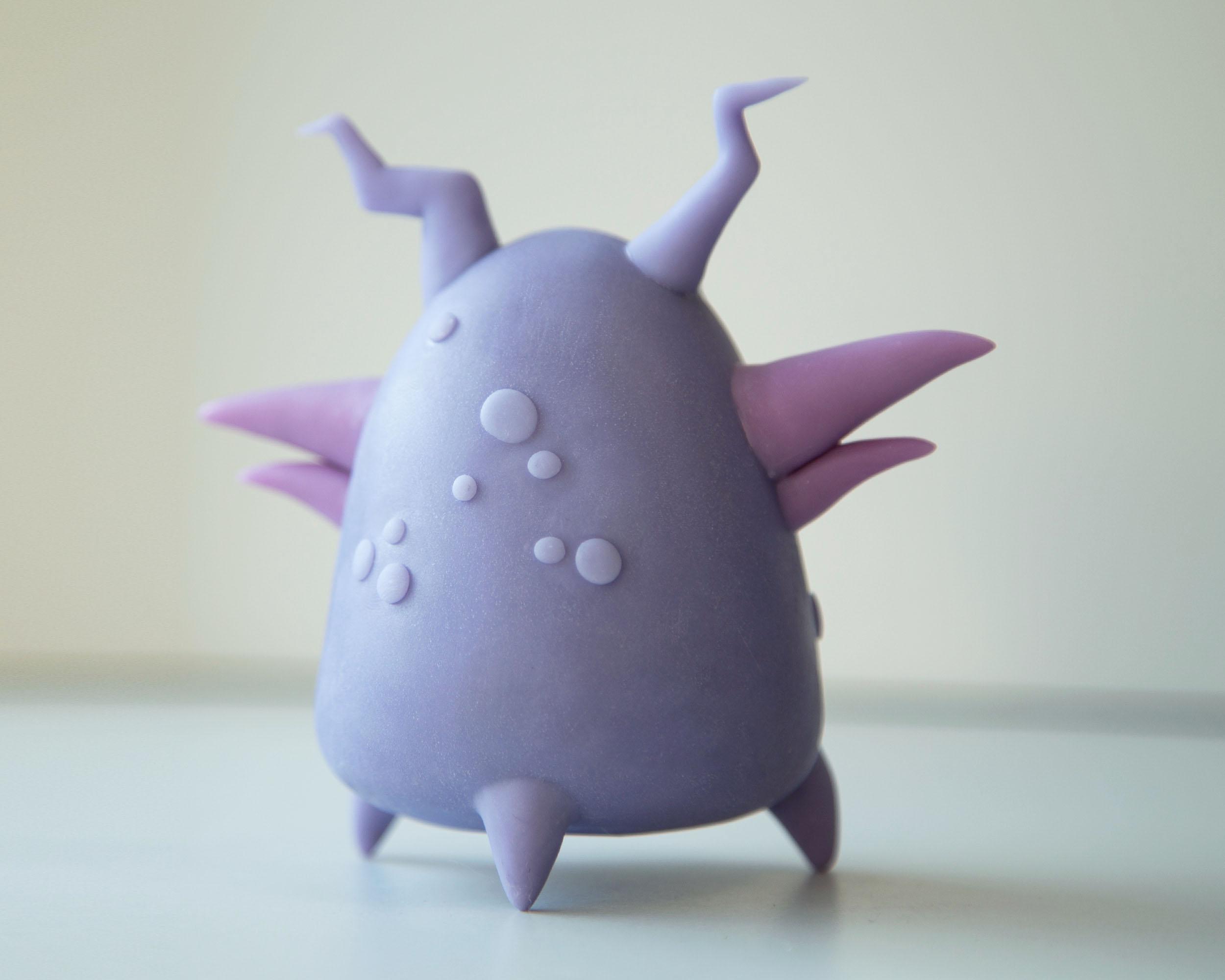 Cool Microbe - Germ Character in Cartoon Anime Style, Weird and Unusual ...