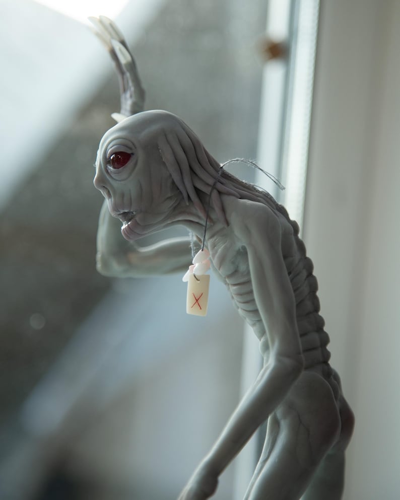 Skinwalker - Mythical Creature From Navajo Legends, Polymer Clay Weird ...