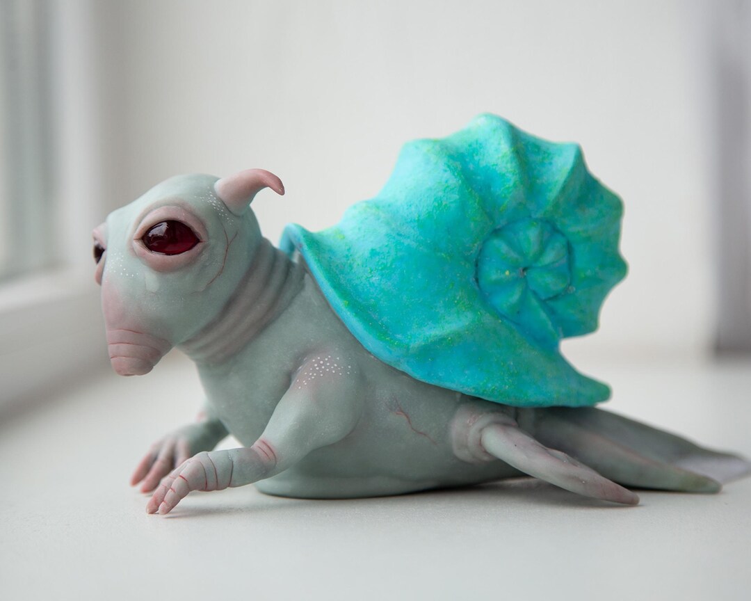 Unique Baby Alien Hermit Crab Miniature Sci-fi Creature Art Doll With ...