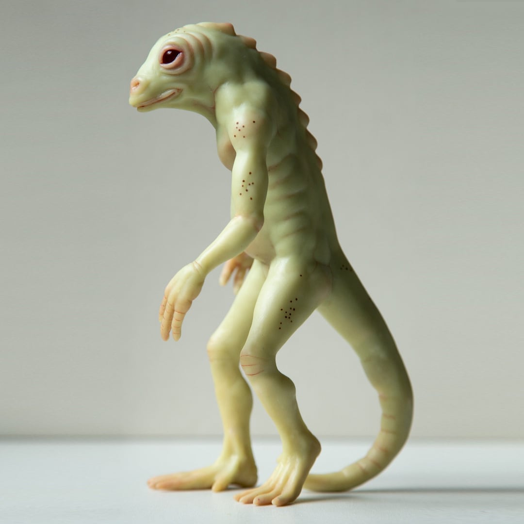 Lizard Man of Scape Ore Swamp - South Carolina Cryptid Art Doll ...