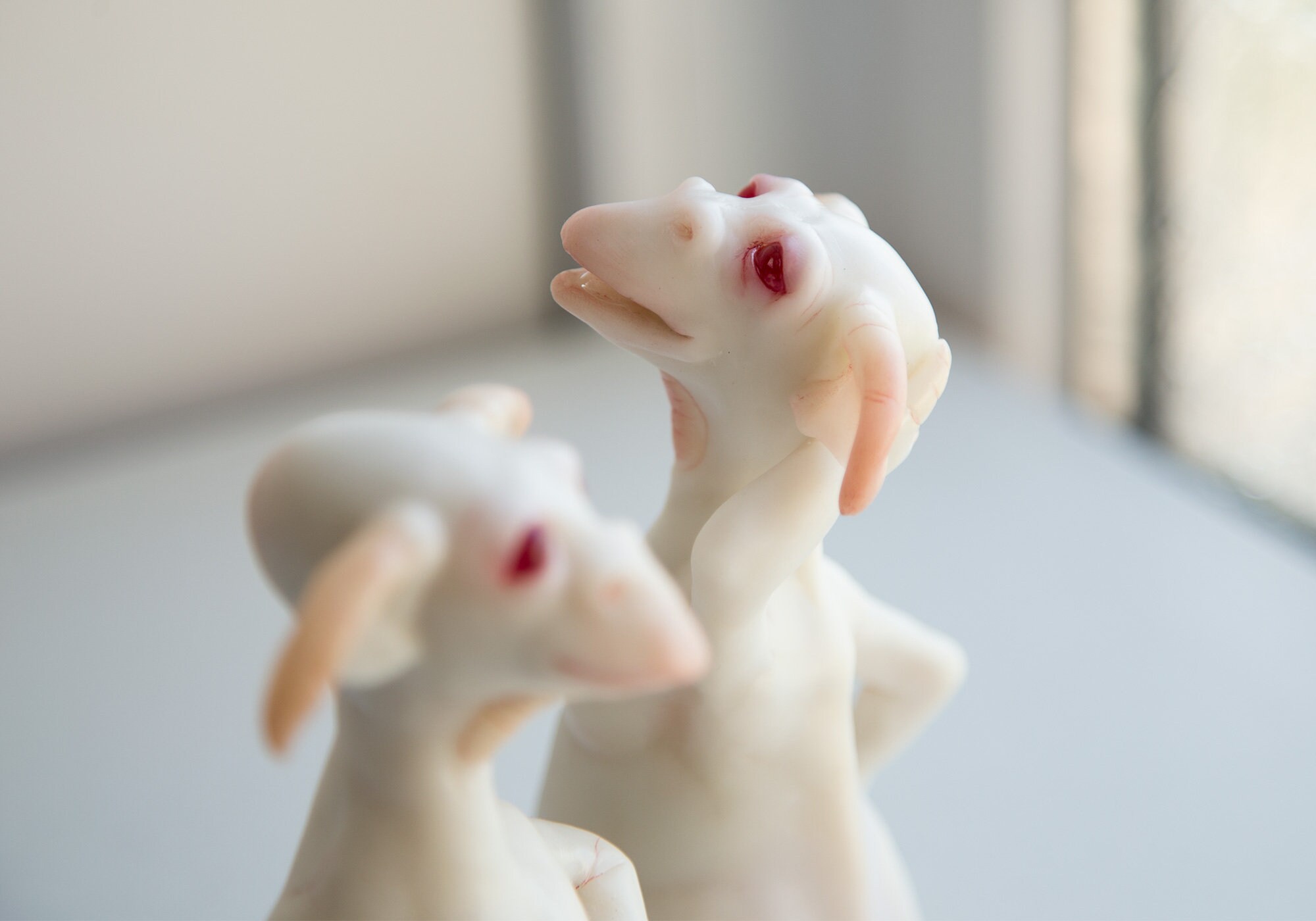 Alien Goblin Couple Sculpture Pair of Cute and Creepy Goblin - Etsy UK