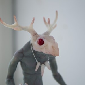 Wendigo Cryptid Monster From Minnesota! Weird Sculpture Art Doll of ...