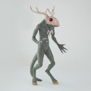 Wendigo Cryptid Monster From Minnesota! Weird Sculpture Art Doll of ...
