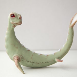 Altamaha-ha of Georgia, Creepy Cute Weird Plesiosaur Cryptid Creature, Weird Sculpture Cryptid ...