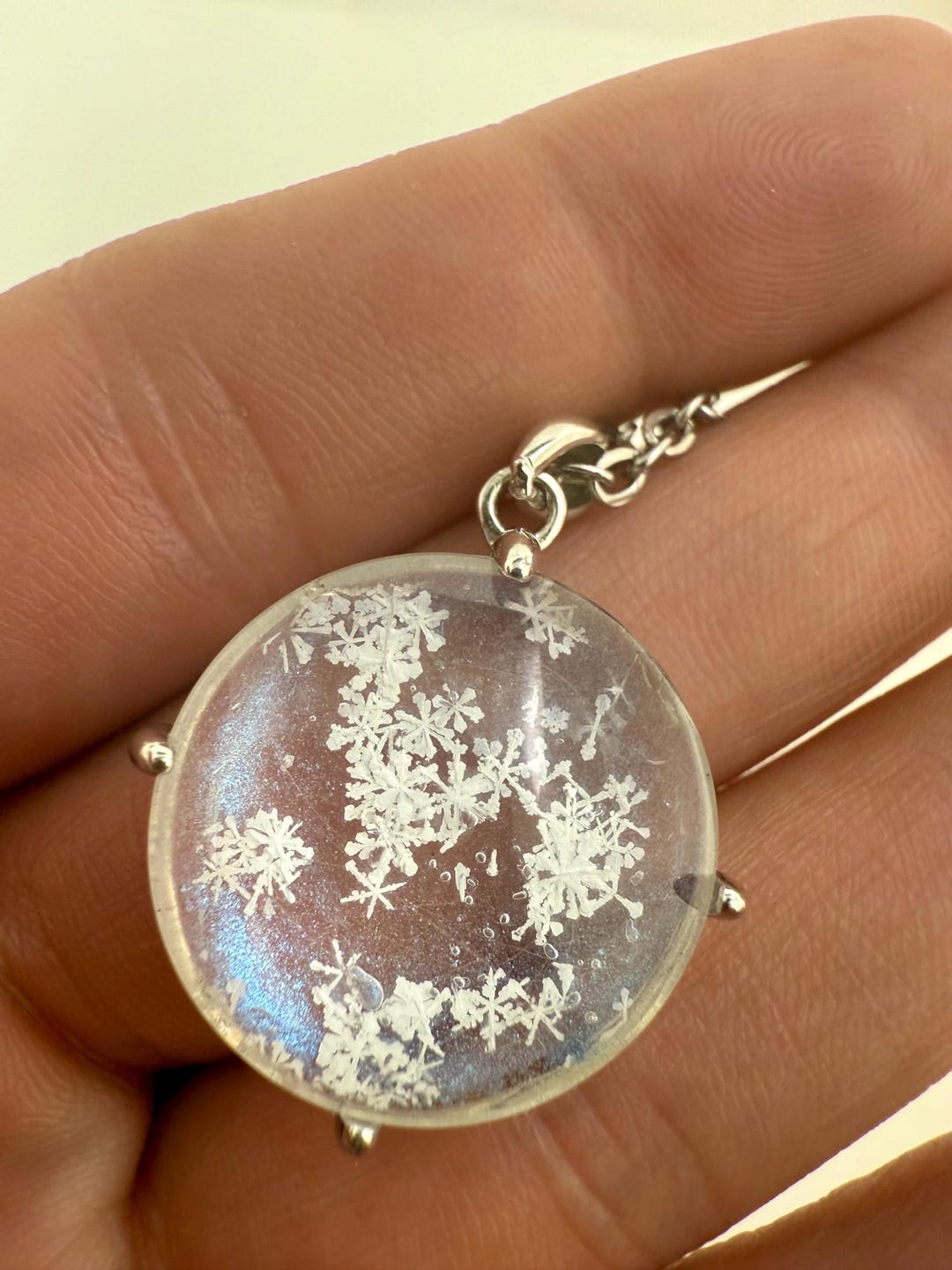 Real Snowflake Preserved - Artist Danielle Oliver - Captured Real ...