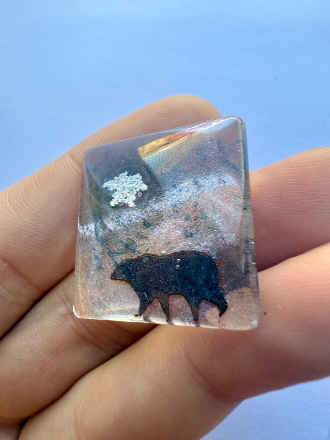 Real Snowflake Preserved - Artist Danielle Oliver - Captured Real ...
