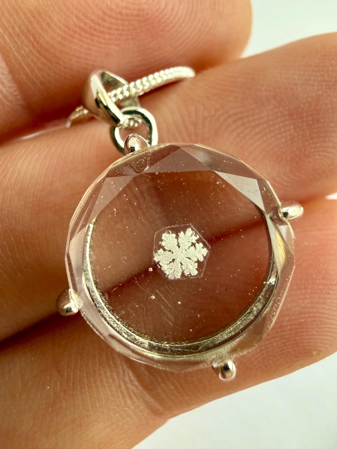 Real Snowflake Preserved - Artist Danielle Oliver - Captured Real ...