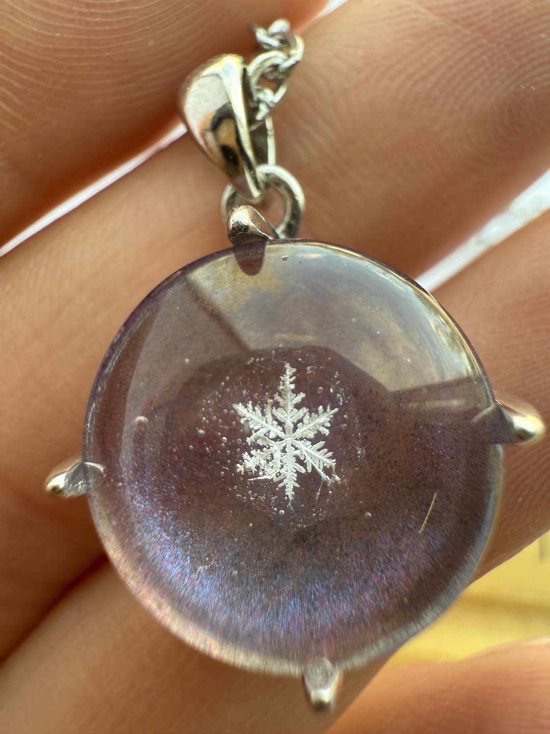 Real Snowflake Preserved - Artist Danielle Oliver - Captured Real ...