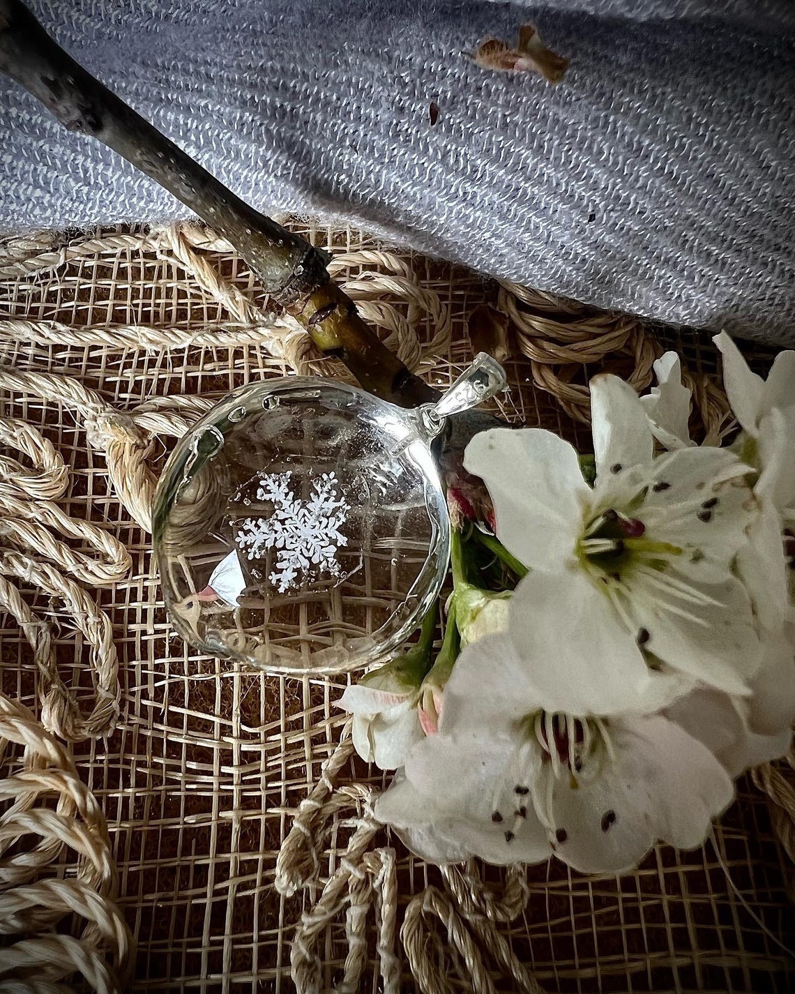 Real Preserved Snowflake Snowflake Preserved Snowflake | Etsy