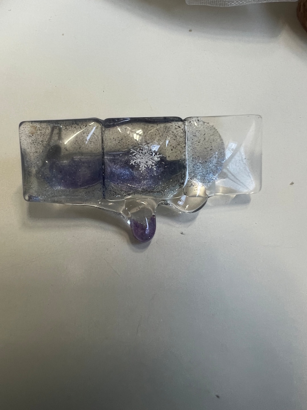 Real Snowflake Preserved - Artist Danielle Oliver - Captured Real ...