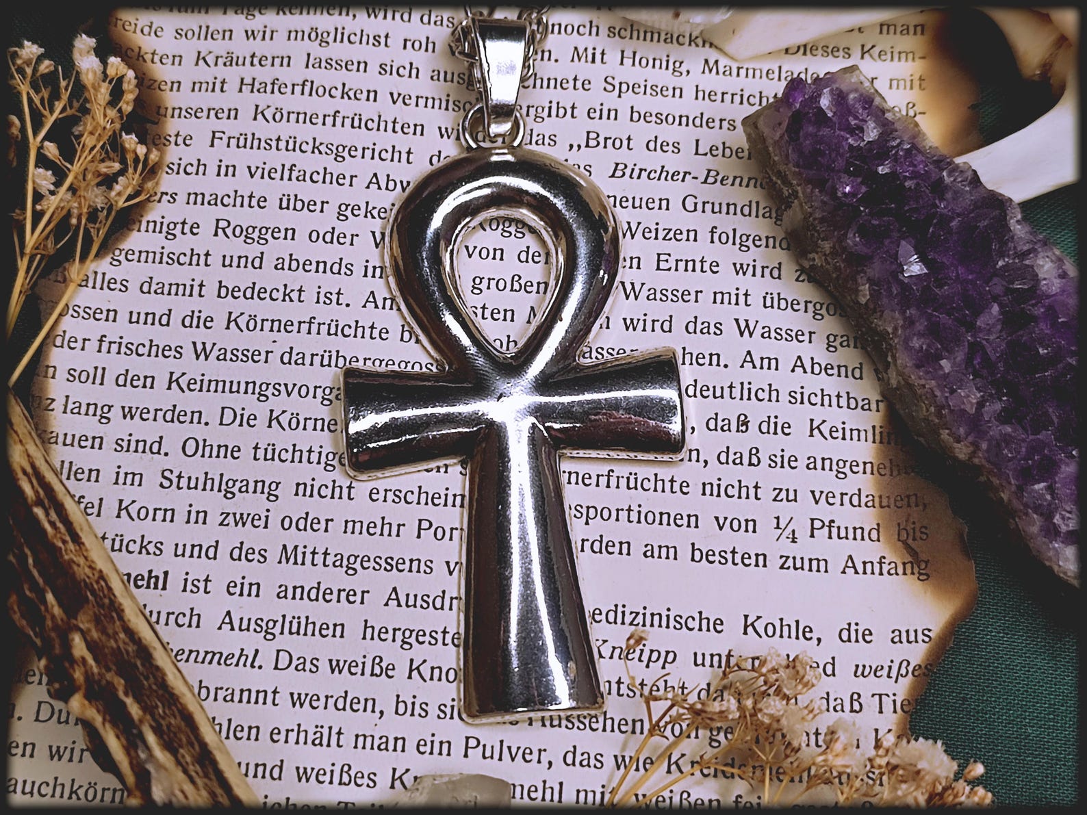 Massive Ankh Necklace / Symbol of Life, Eye of Horus, Protective Symbol ...