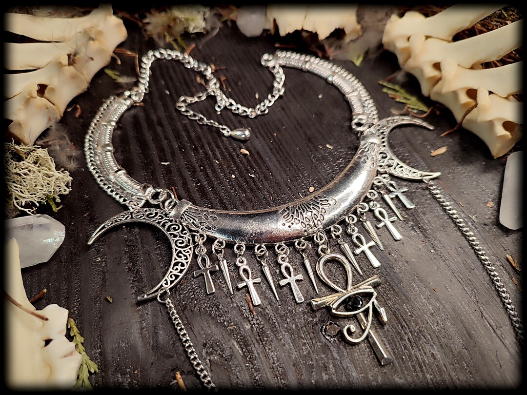 Vampire Goth Ankh Collar // Necklace, Witch, Witch Necklace, Witch ...