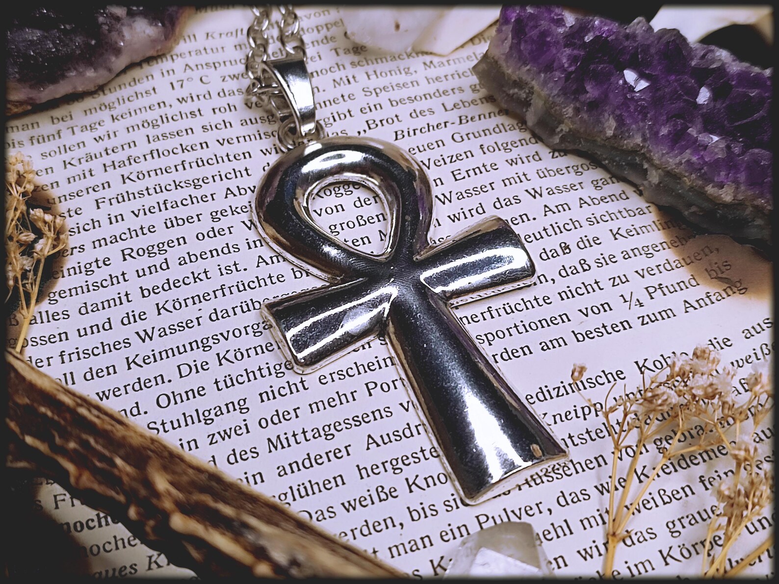 Massive Ankh Necklace / Symbol of Life, Eye of Horus, Protective Symbol ...